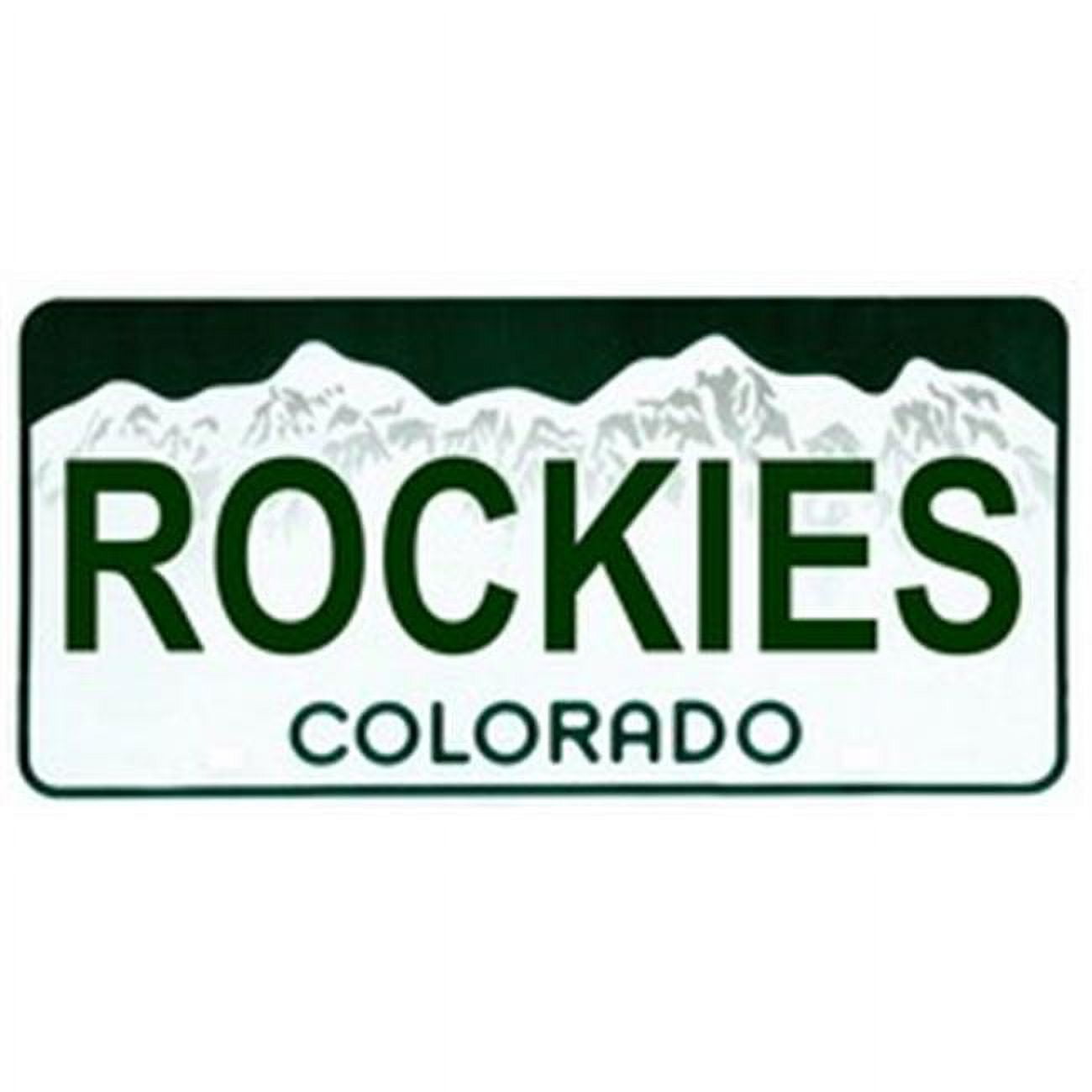 Colorado State Background License Plates- Rockies - Walmart.com