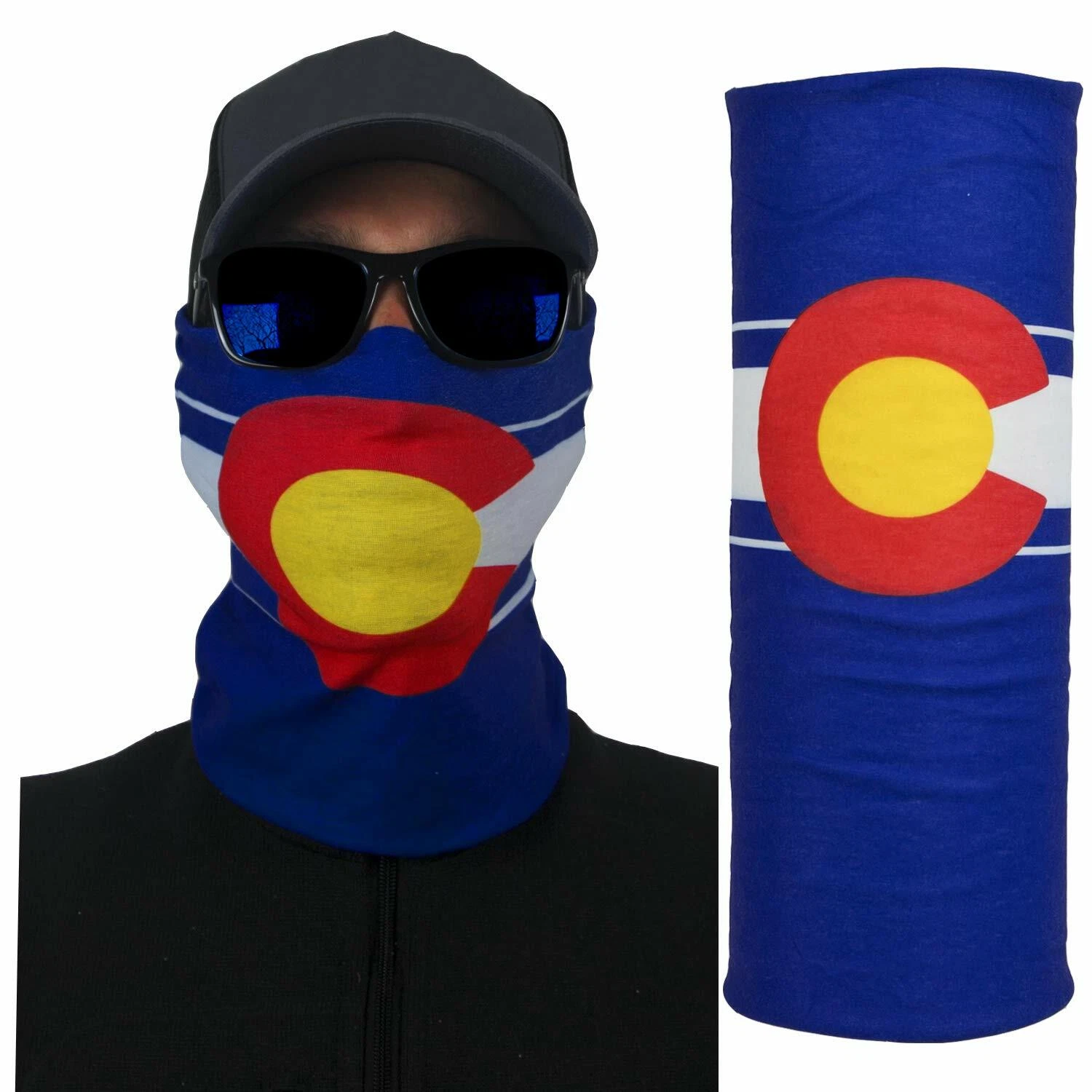 Colorado State Flag Multifunctional Scarf, Headband, Neck Gaiter Or ...