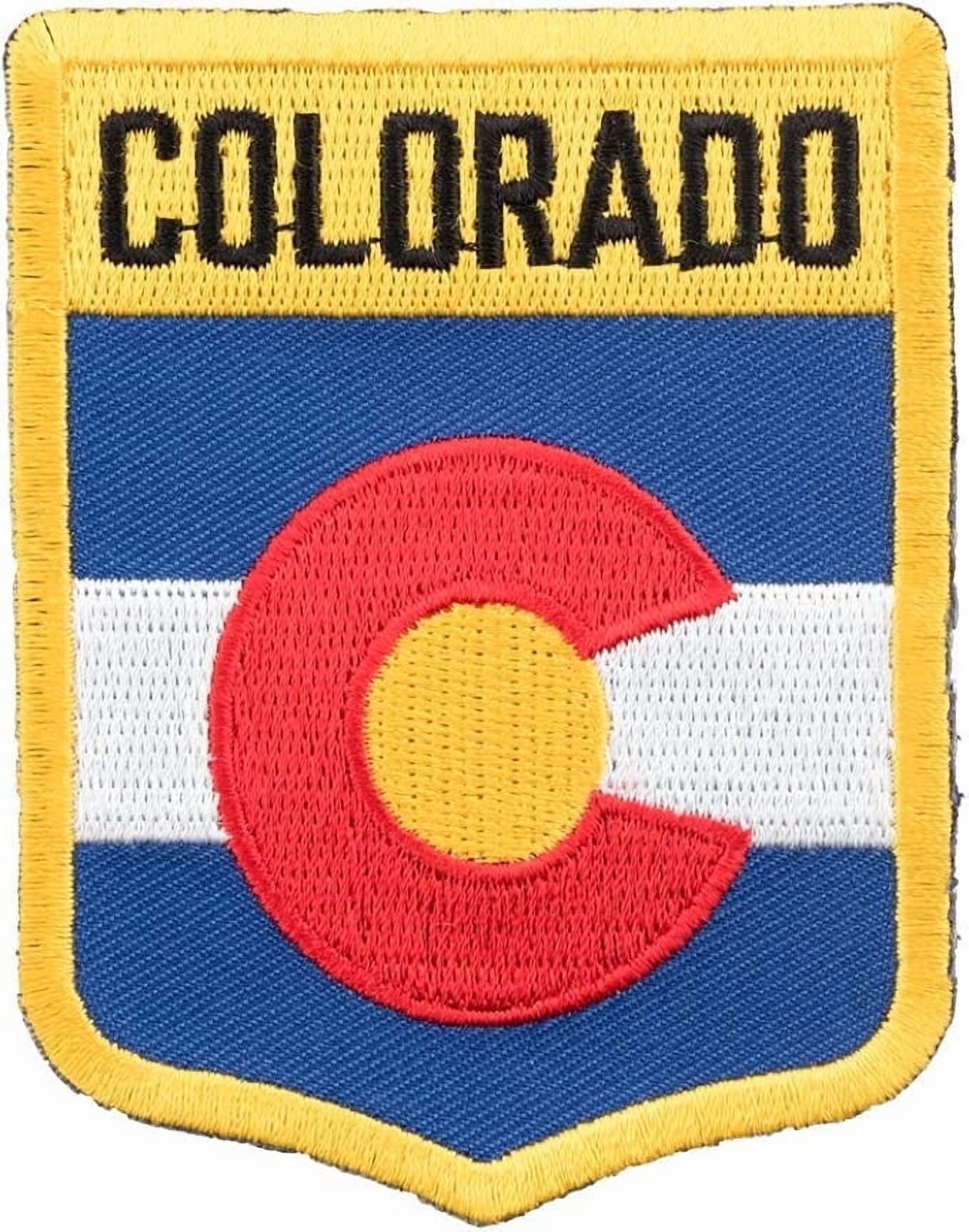 Colorado State Flag Shield Patch - Walmart.com