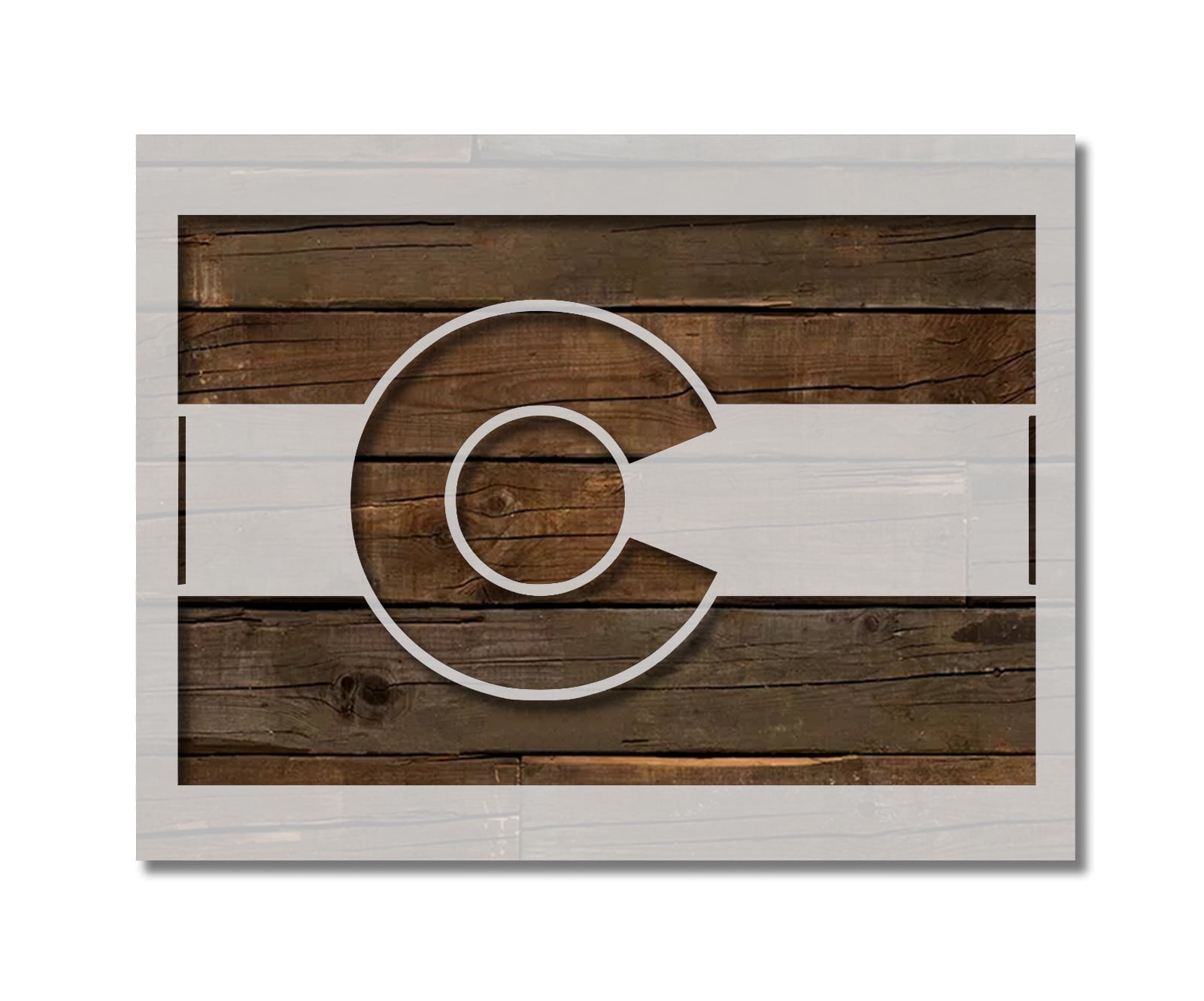 Colorado State Flag Stencil Template Reusable 8.5 x 11 for Painting on ...