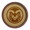 Colorado State Rams 20.25'' Round Faux Barrel Framed Cork Board ...