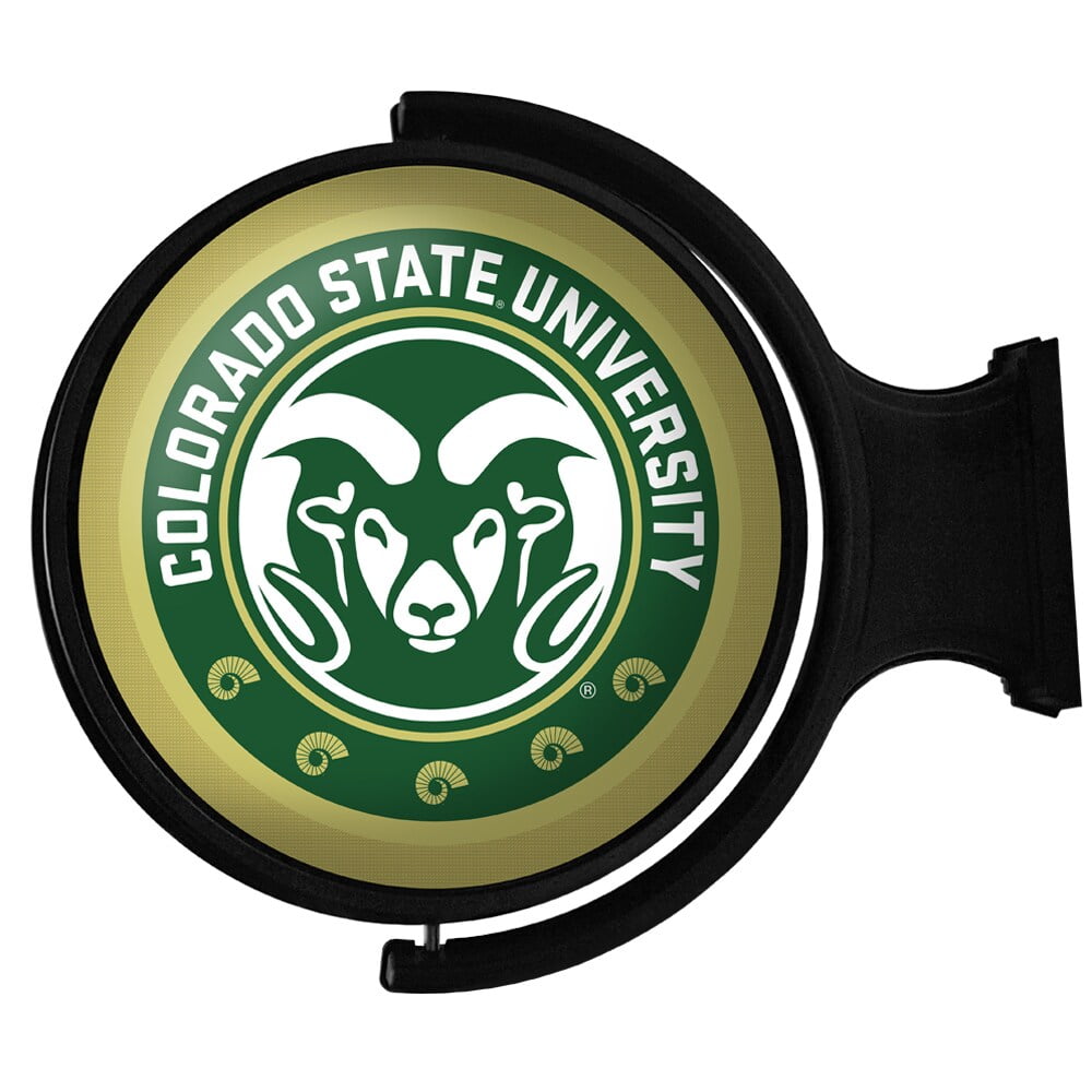 Colorado State Rams 23'' x 21'' Team Illuminated Rotating Wall Sign ...