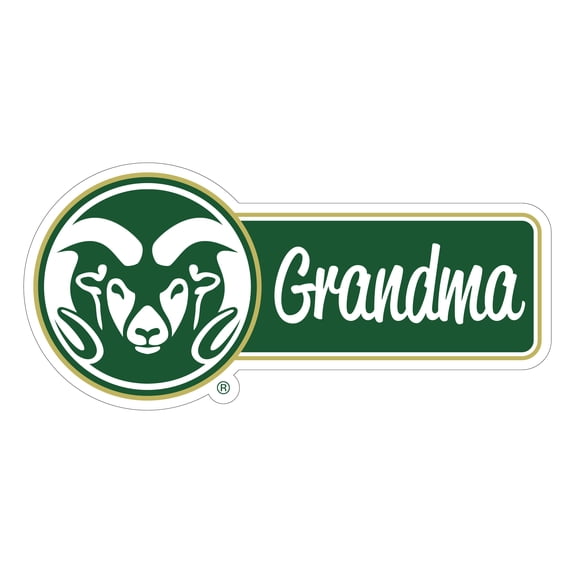 Colorado State Rams Proud Grandma Die Cut Decal Officially Licensed ...