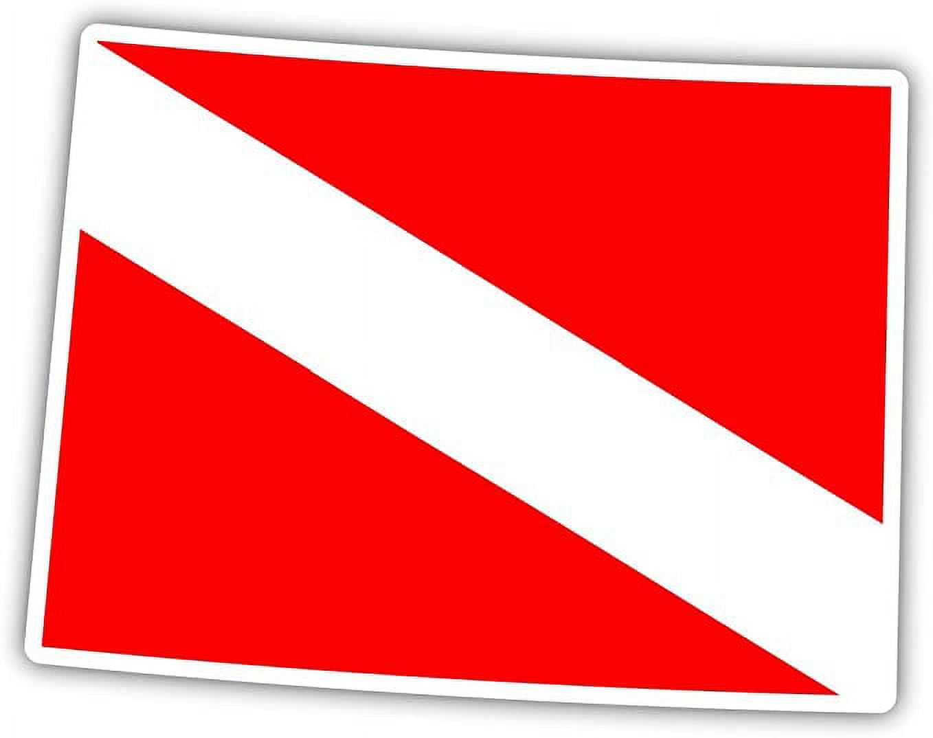 Colorado State Shaped Scuba Diver Scuba Diving Dive Down Flag Bumper ...