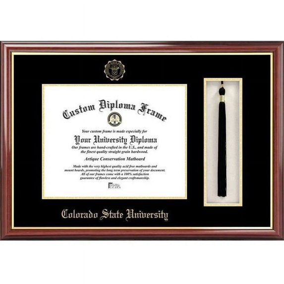 Colorado State University Tassel Box and Diploma Frame - Walmart.com