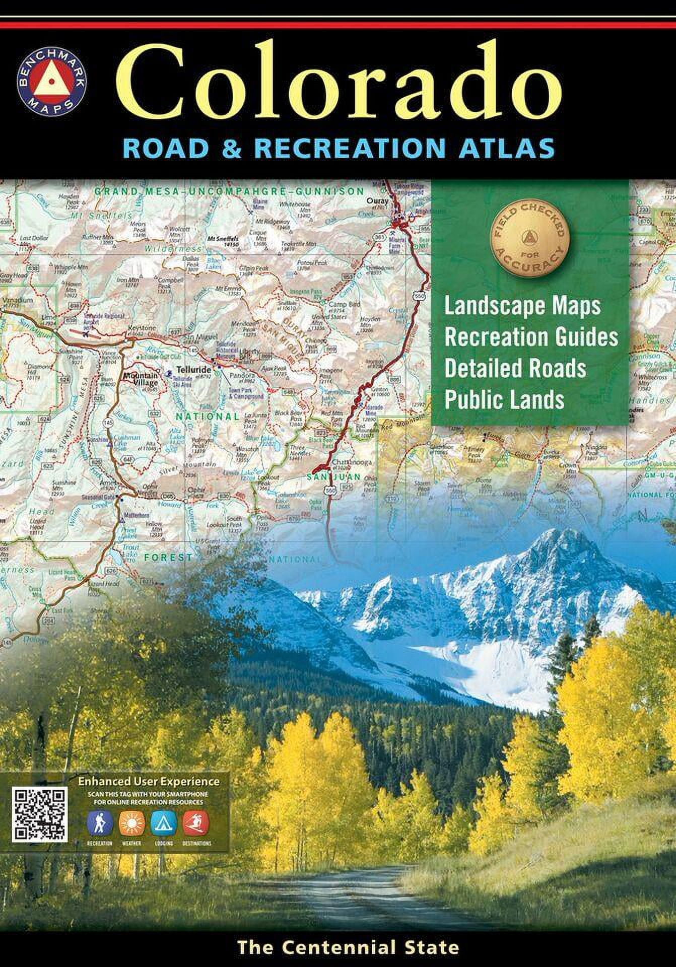 Colorado benchmark road & recreation atlas: 9780929591124 - Walmart.com