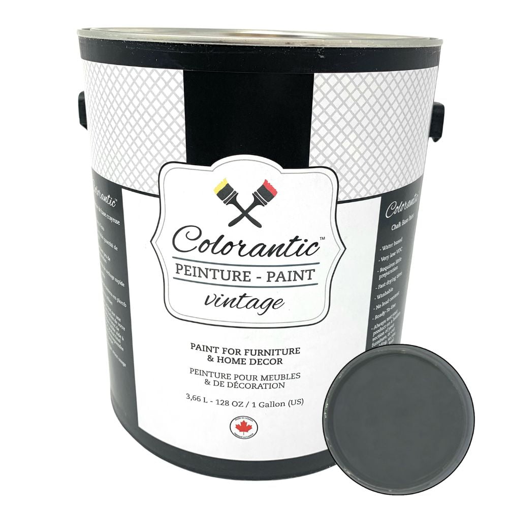 Colorantic | ACAI BERRY Black Chalk Paint for Furniture DIY Craft Paint ...