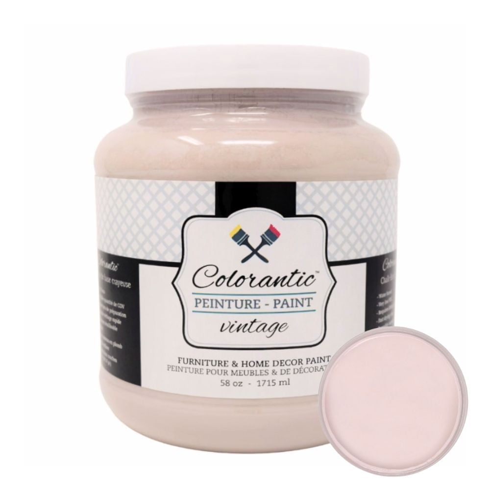Colorantic | DUSTY ROSE Chalk Paint Based for Furniture DIY - Multi ...