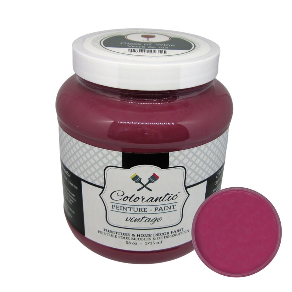 Colorantic | GLASS OF WINE Chalk Paint Based for Furniture DIY - Multi ...