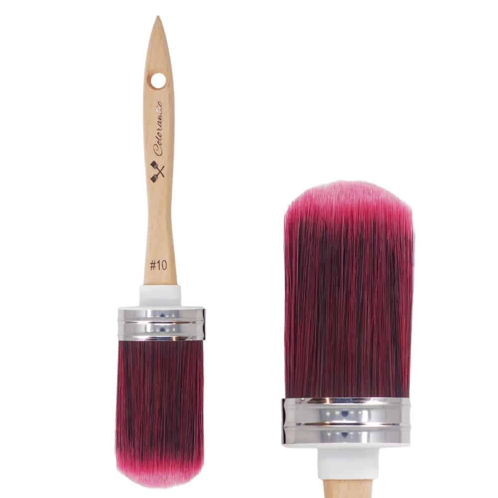 Colorantic | Oval Chalk Paint Brush for Milk Paint | Round Paint ...