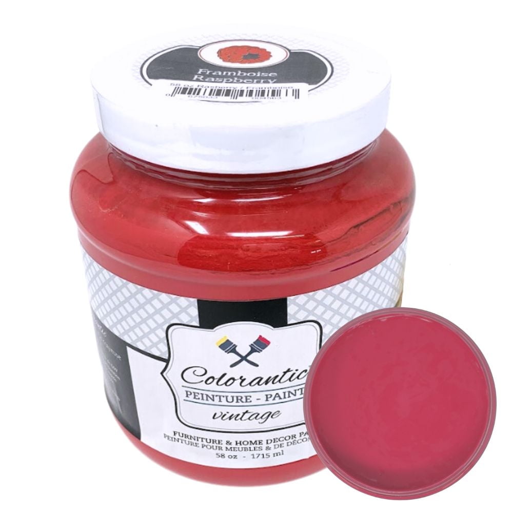 Colorantic | RASPBERRY Chalk Paint Based for Furniture DIY - Multi ...