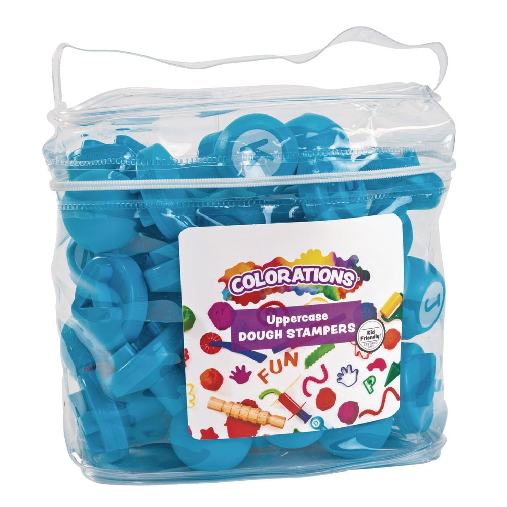 Colorations Alphabet Dough Stampers - Set of 26 - Walmart.com