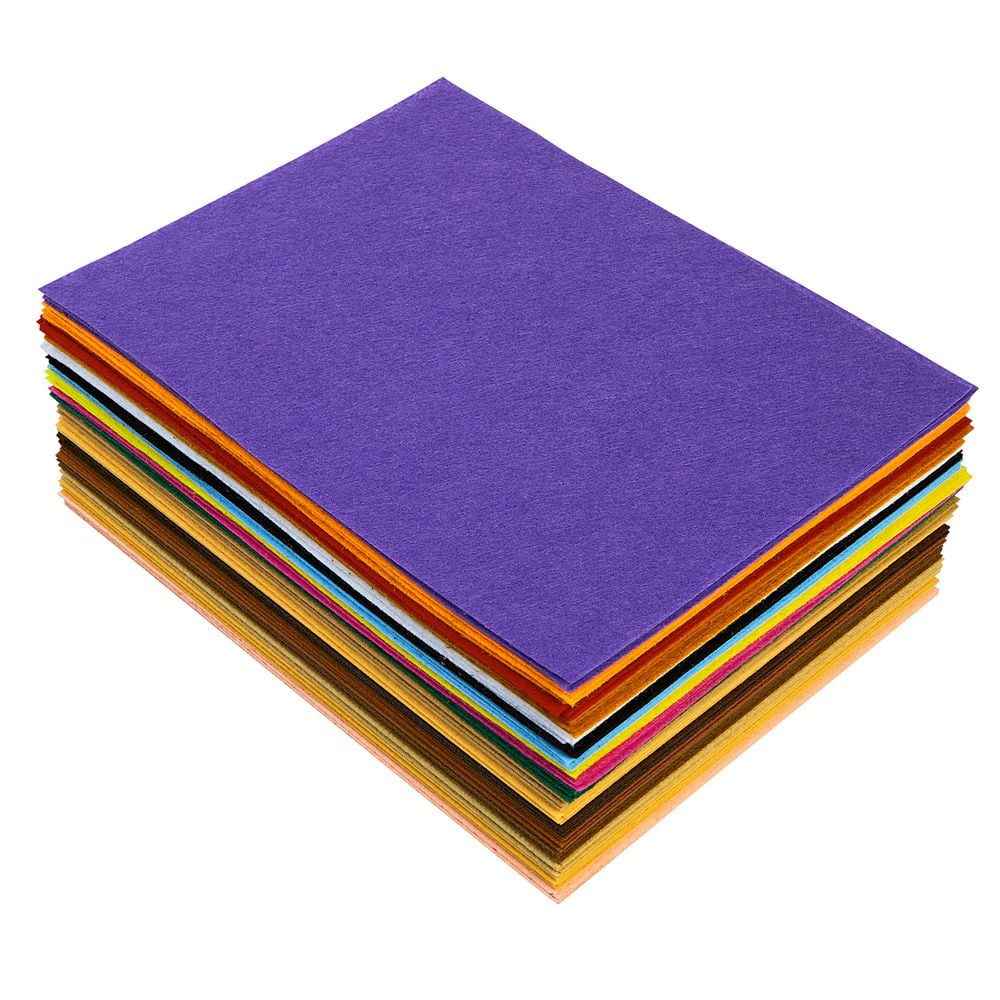 Colorations Assorted Colors Felt Sheets - 80 Sheets, 18 Colors, 9x12 ...