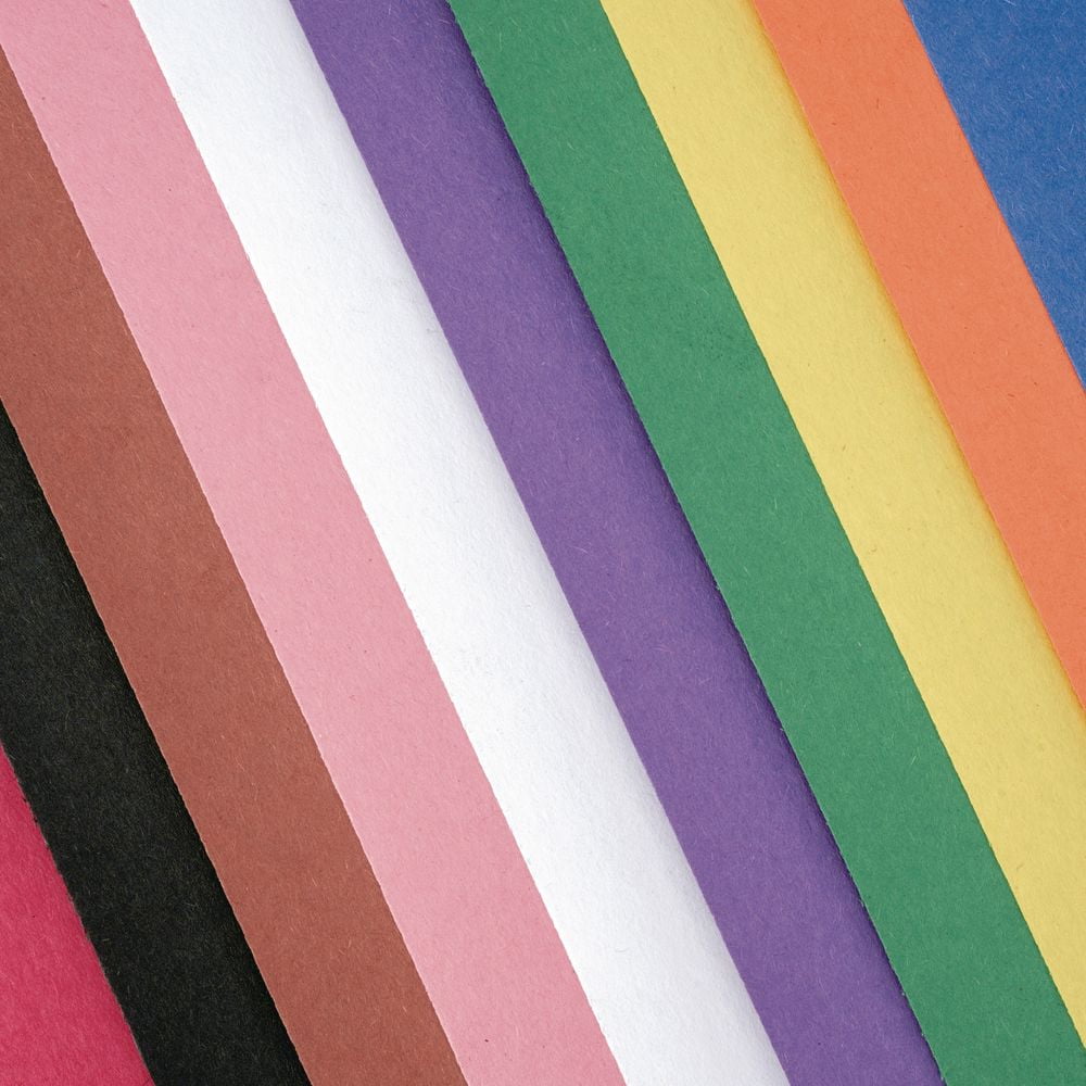 Colorations Assorted Colors of Construction Paper, 12 x 18, 200 Sheets ...