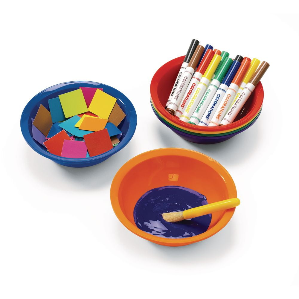 Colorations Best Value Paint Bowls - Set of 6 - Walmart.com