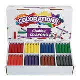 Colorations Art Supplies for Kids - Chubby Crayons Value Pack, Set of ...