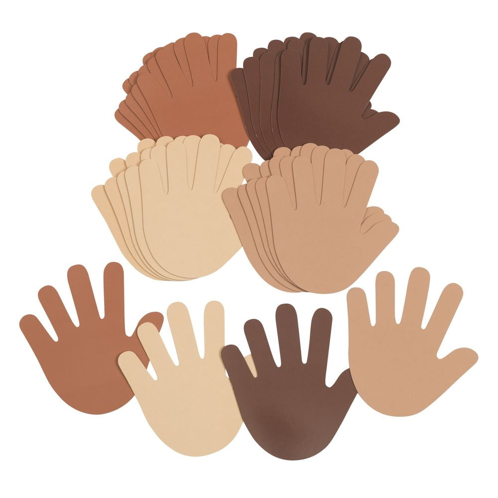 Colorations Colors Like Me Hand Shapes ? Set of 24 - Walmart.com