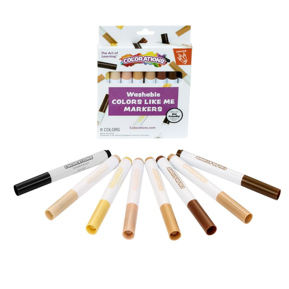 Colorations Colors Like Me Markers - 8 Colors - Walmart.com