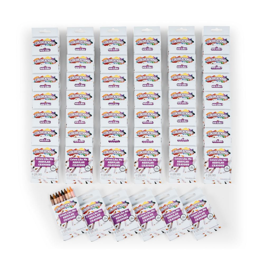 Colorations Colors Like Me Regular Crayons - 48 Packs, 8 Colors ...
