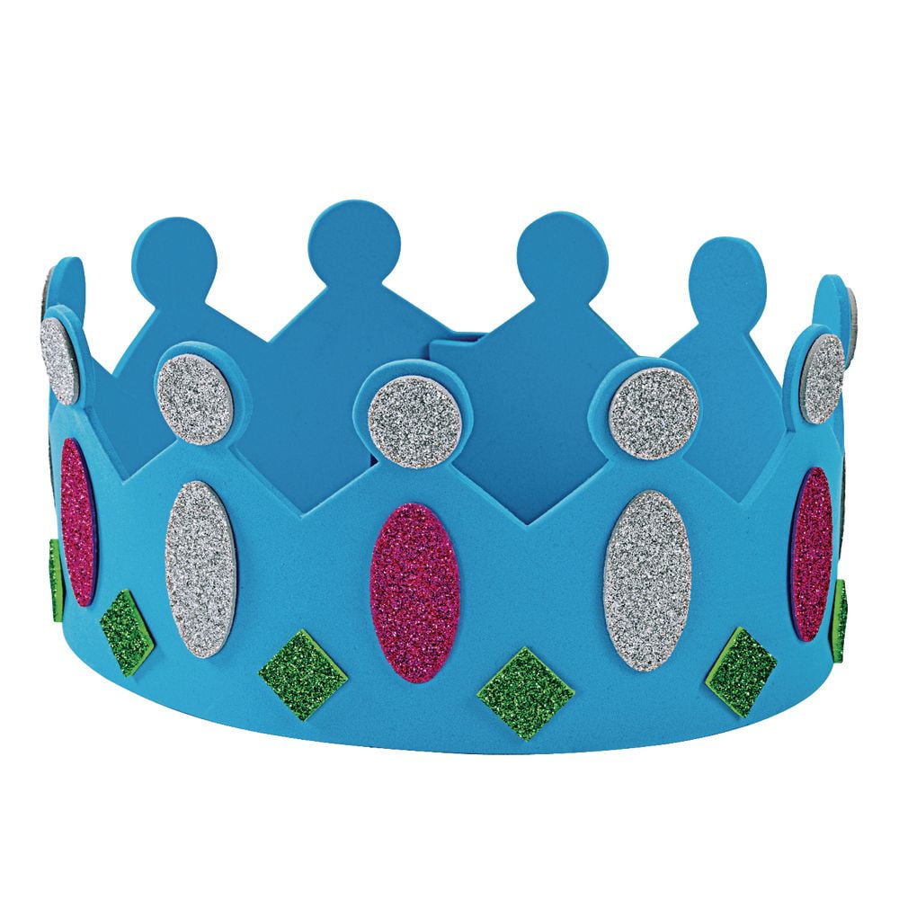 Colorations Dazzling Foam Crowns - Kit of 16 - Walmart.com