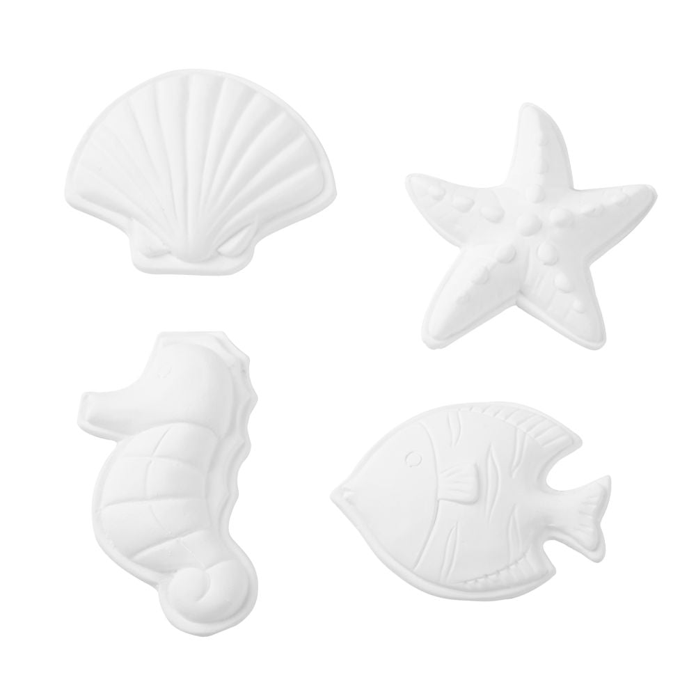 Colorations Decorate Your Own Sea Shapes - Set of 12 - Walmart.com