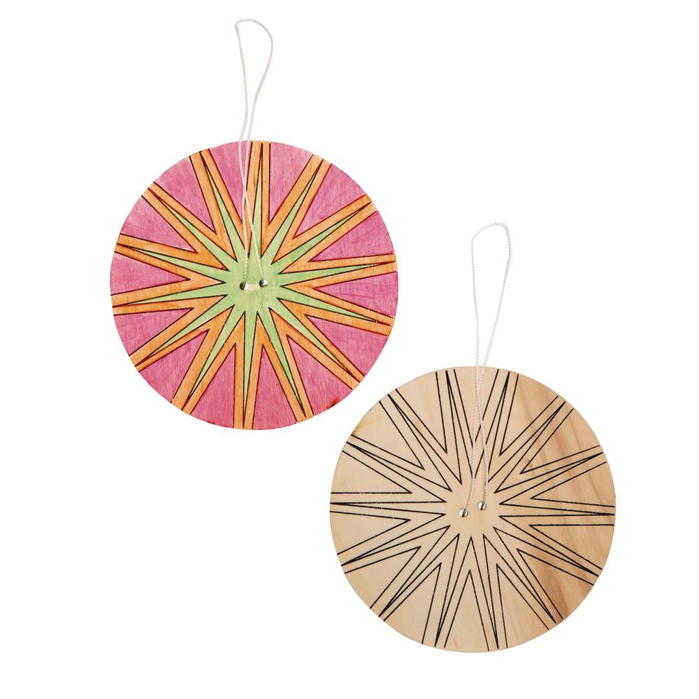 Colorations Decorate Your Own Spinner - Set of 24, 6 Designs - Walmart.com