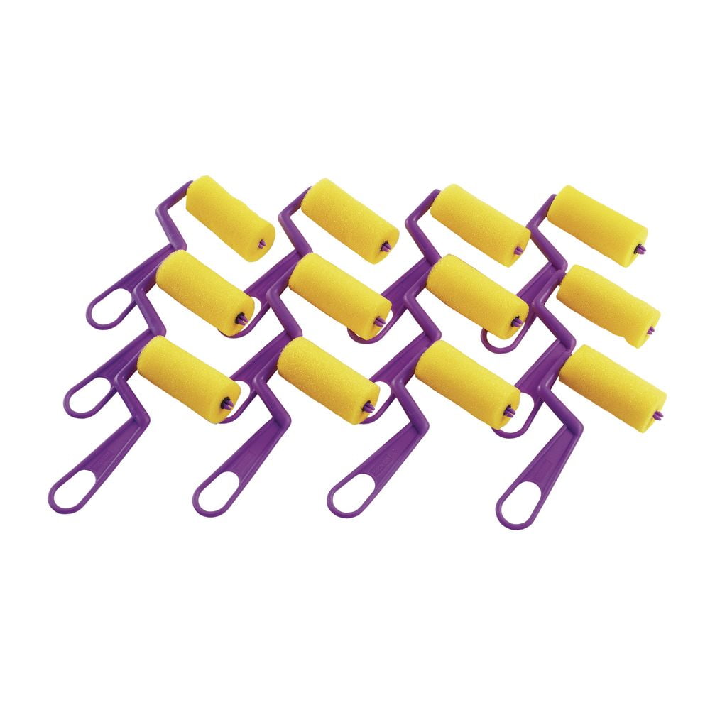 Colorations Foam Paint Rollers - Set of 12 - Walmart.com
