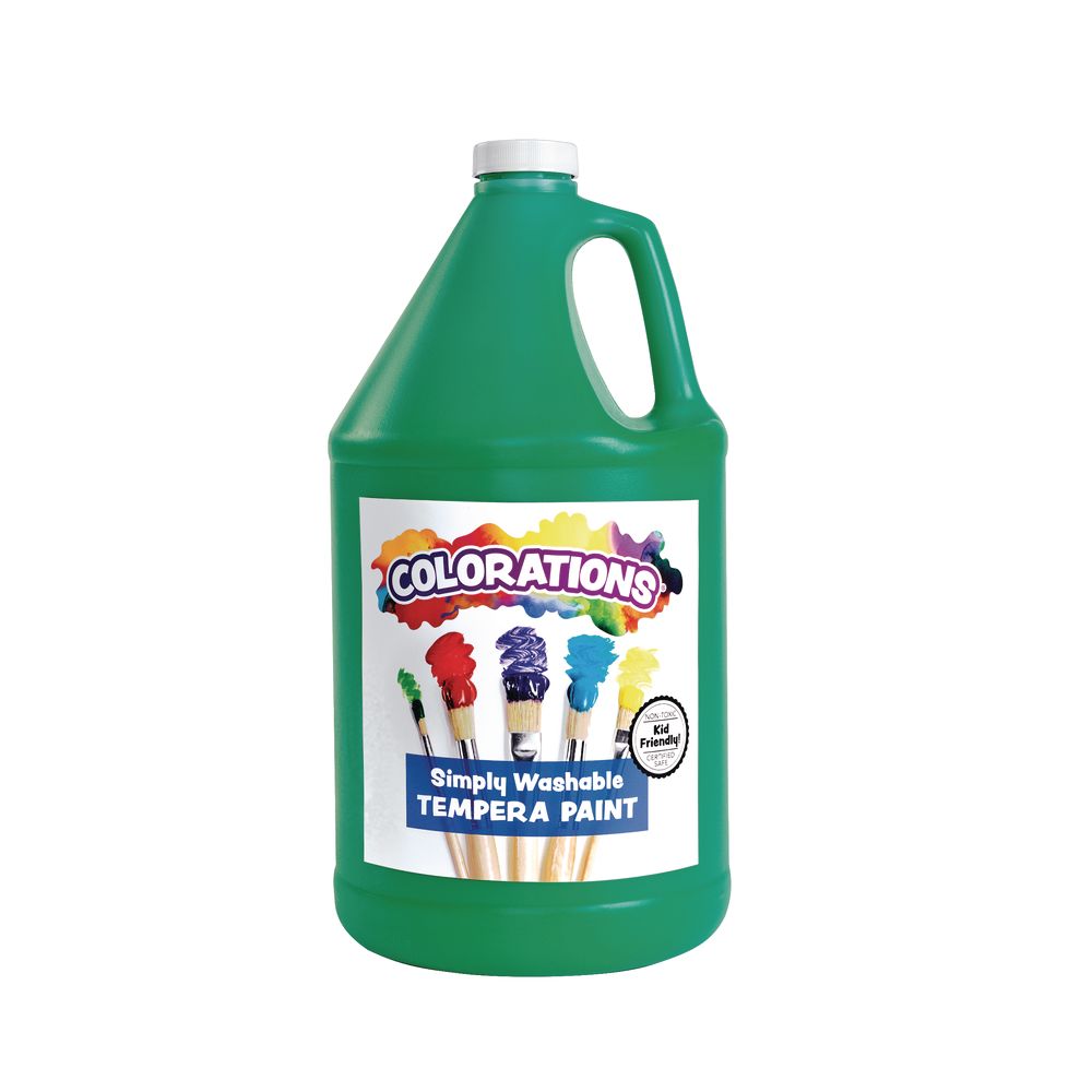 Colorations Simply Washable Tempera 8 oz. - Set of 6 - Walmart.com