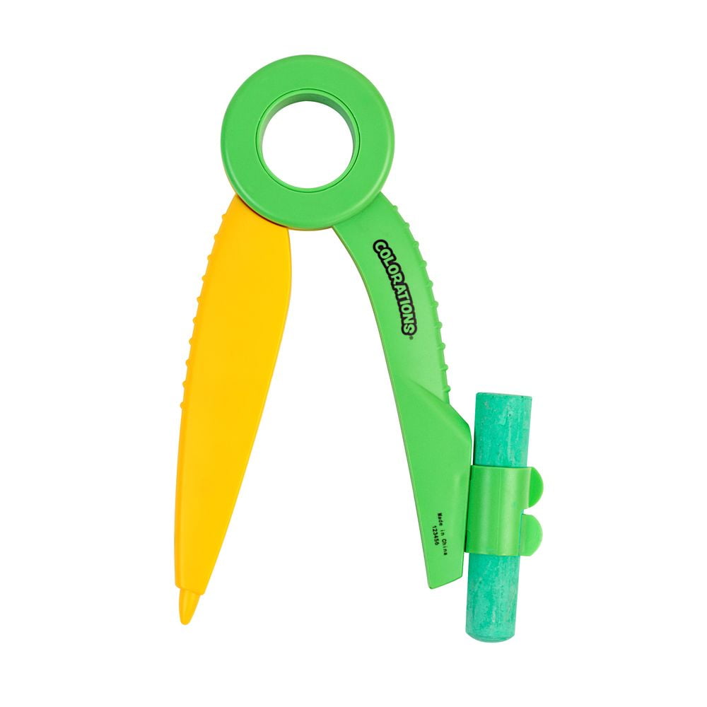 Colorations Dust-Lite Giant Easy Grip Chalk Compass - Walmart.com