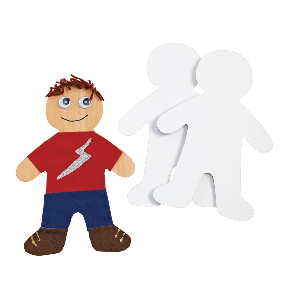 Colorations Giant Person Shapes - 24 Pieces - Walmart.com