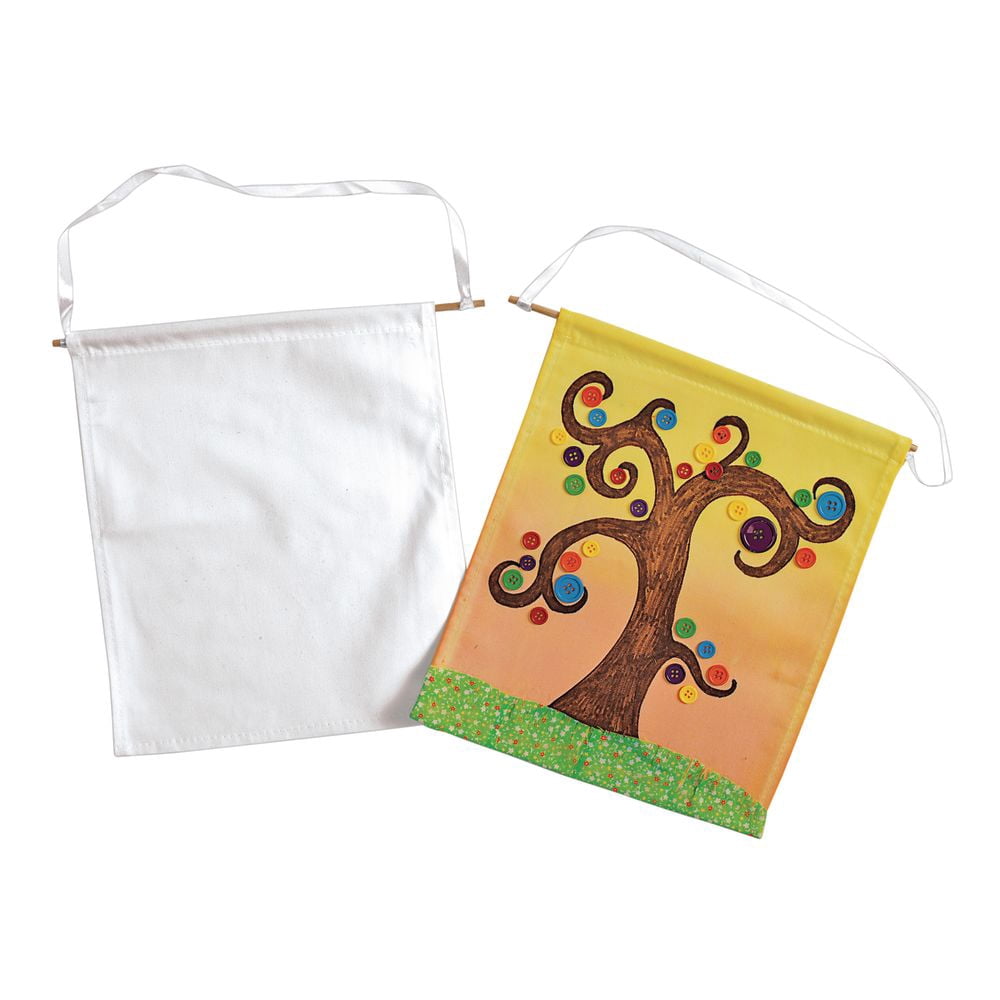 Colorations Hanging Canvas Banners - Set of 12 - Walmart.com