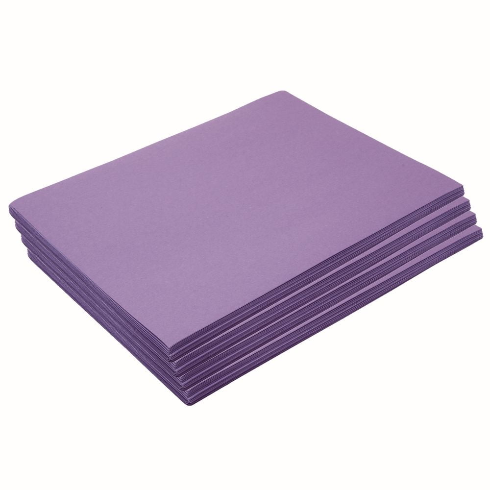 Colorations Heavyweight Construction Paper, Violet, 9" x 12" - 200 ...
