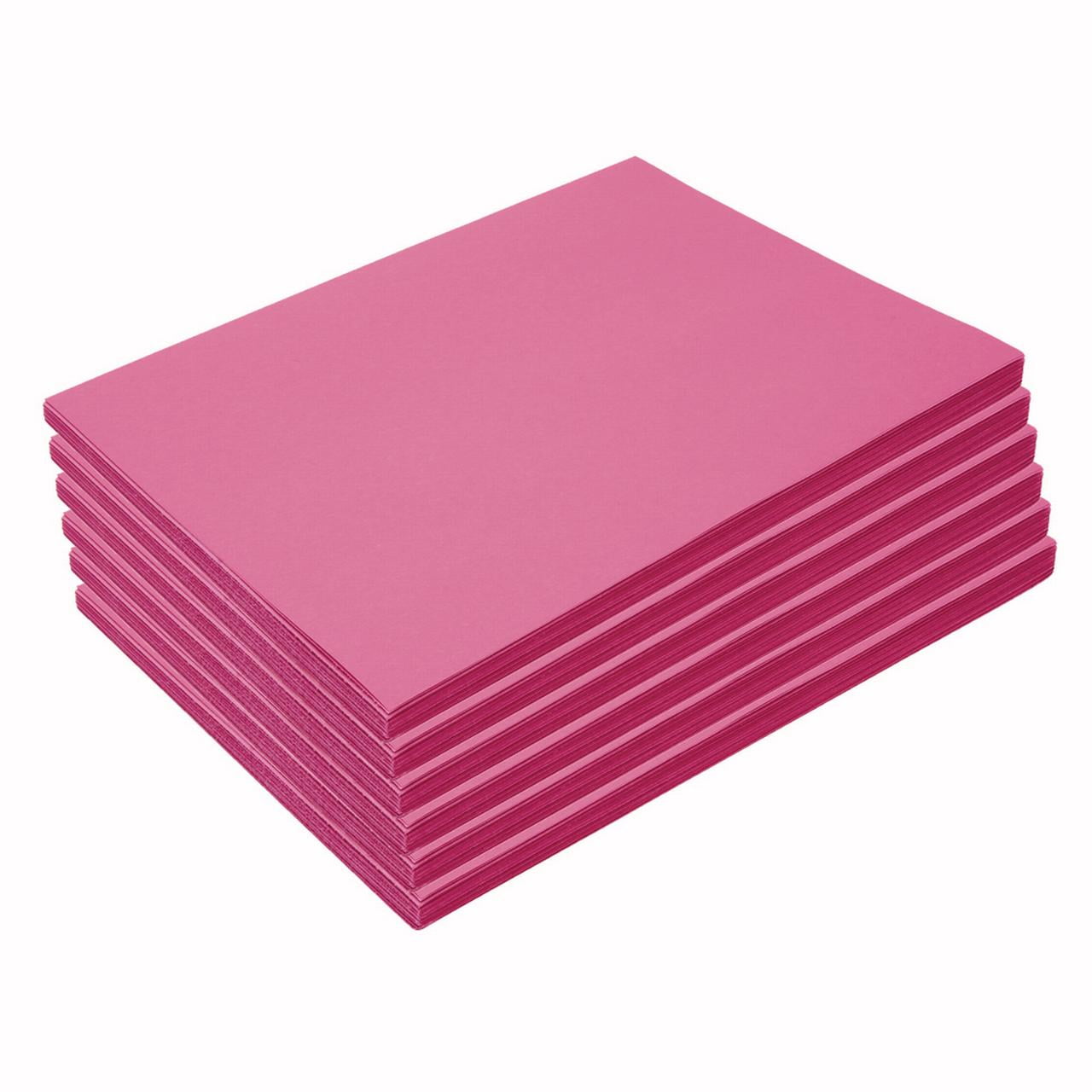 Colorations Heavyweight Hot Pink Construction Paper, 9" x 12" - 300 ...