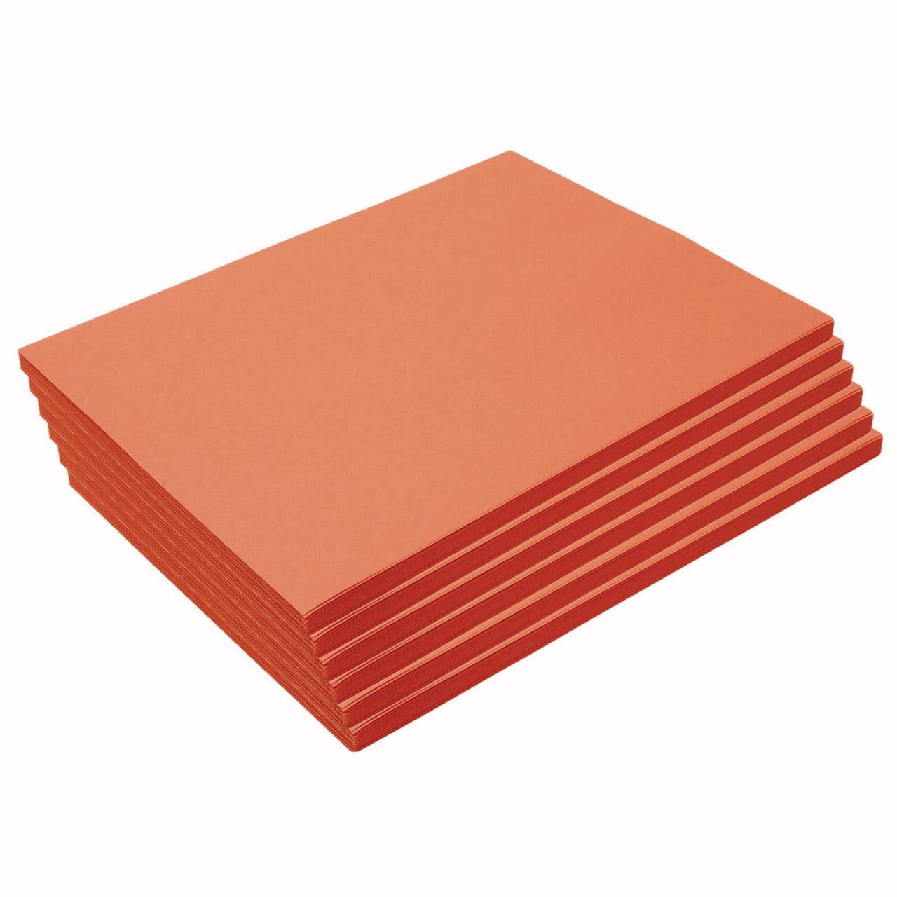 Colorations Heavyweight Orange Construction Paper, 9" x 12", 300 Sheets ...