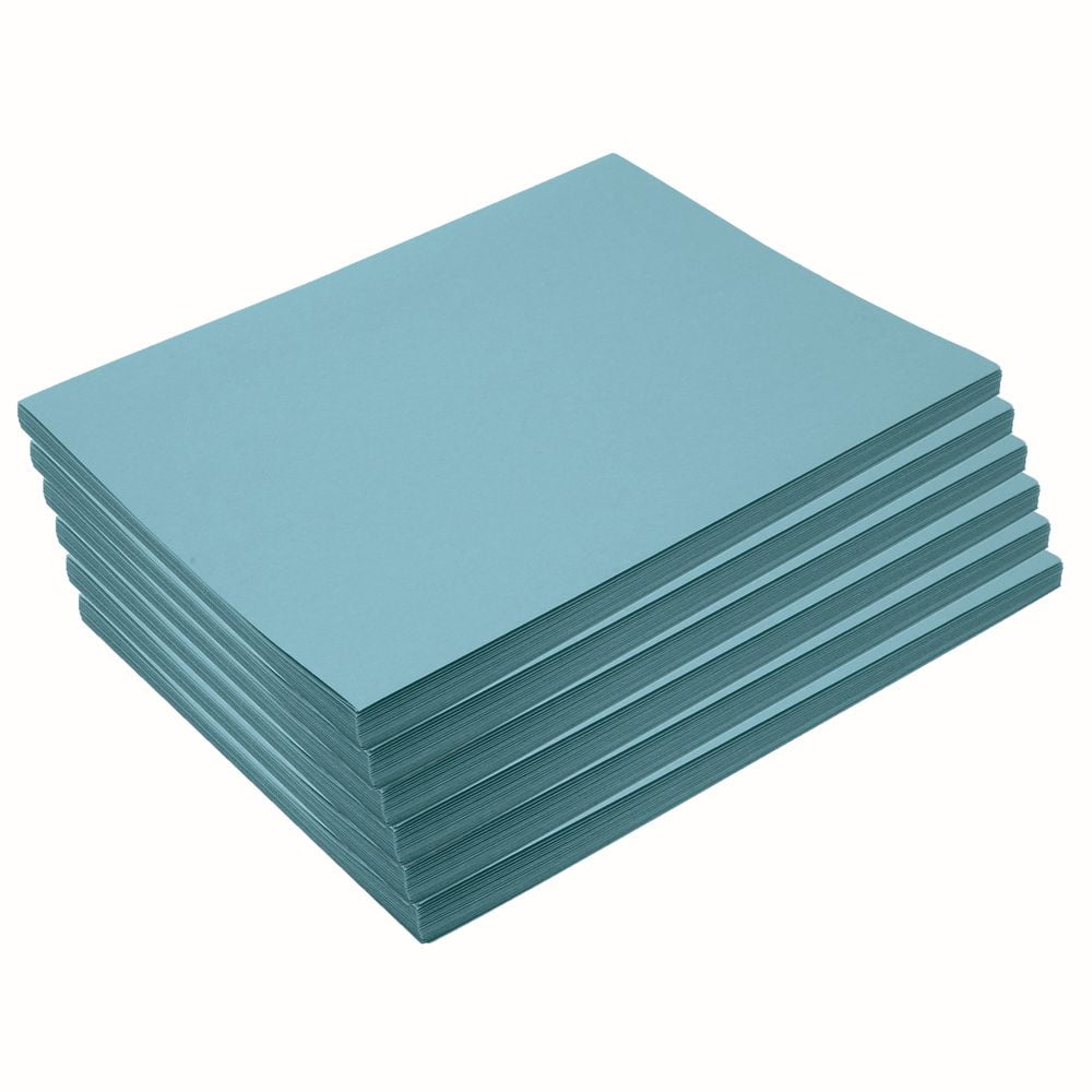 Colorations Heavyweight Sky-Blue Construction Paper, 9" x 12" - 300 ...