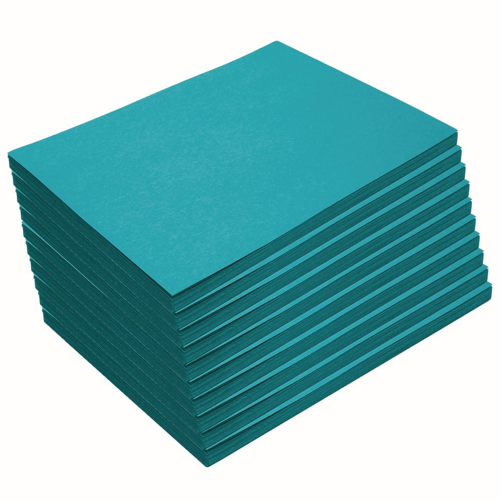 Colorations Heavyweight Turquoise Construction Paper, 9" x 12" - 500 ...
