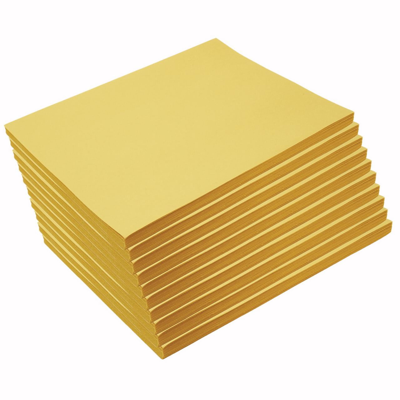 Colorations Heavyweight Yellow Construction Paper - 9" x 12", 500 ...
