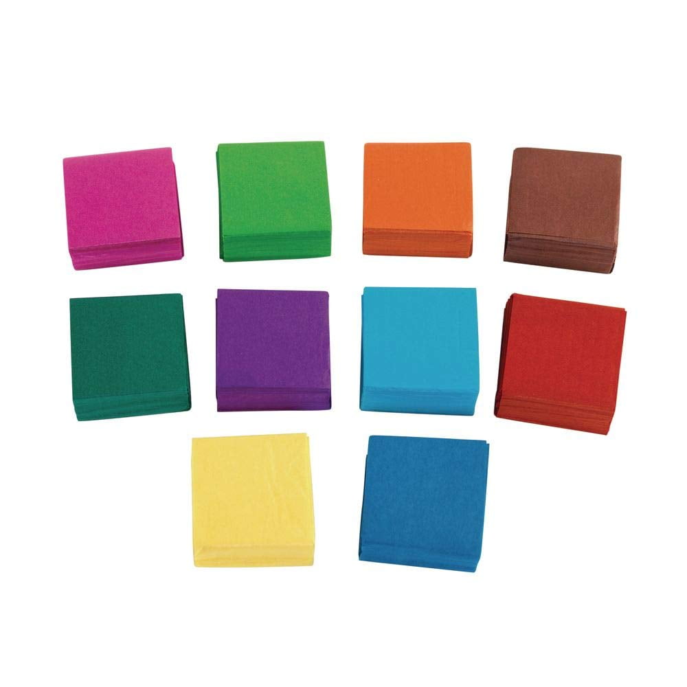 Colorations Mini Bleeding Tissue Art HYZ01 Squares, 5000 Squares Art ...