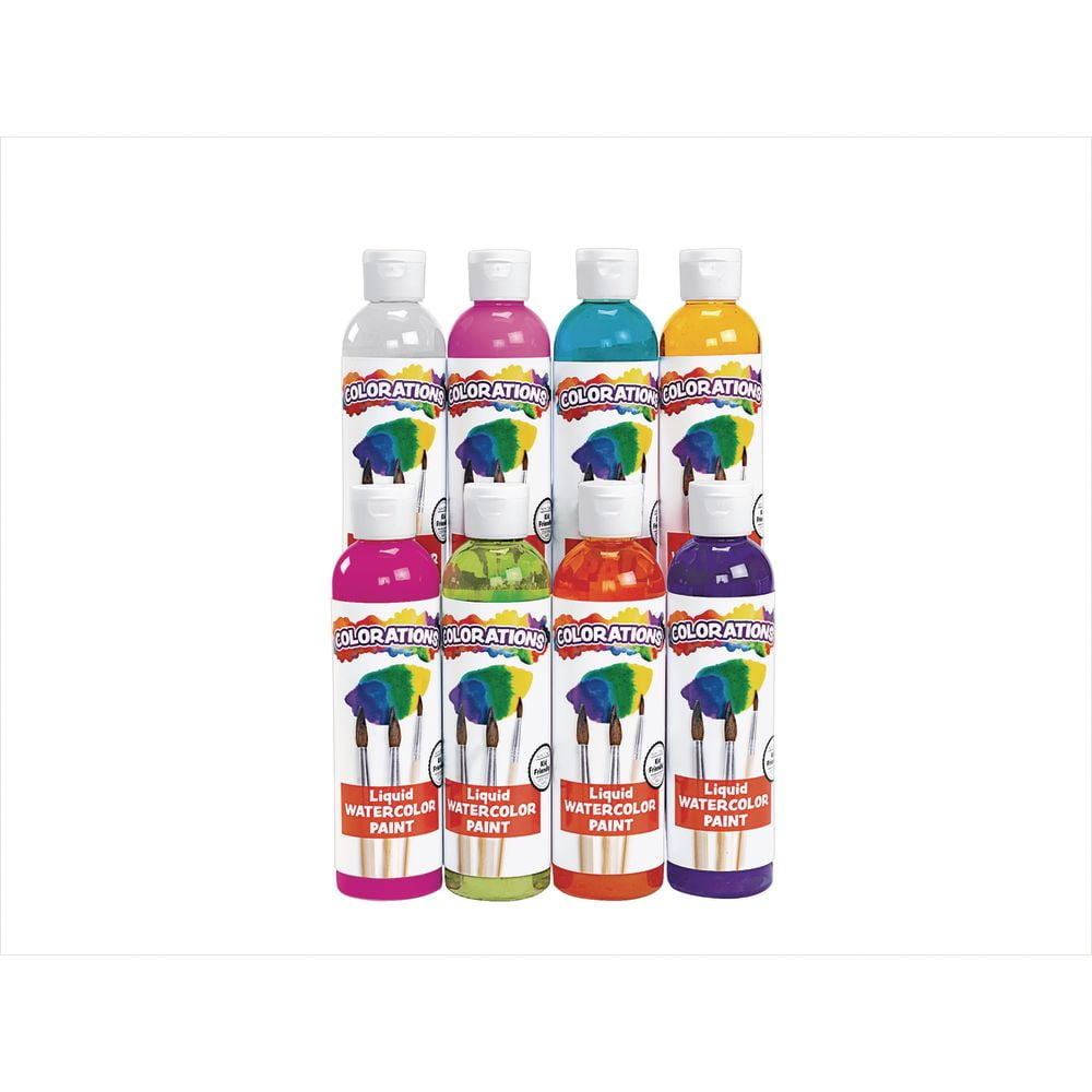 Free Shipping! Colorations Paraben-Free Liquid Watercolor Paint ...