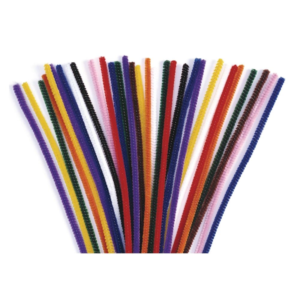 Colorations Pipe Cleaners in Bulk, Assorted Colors for STEM Activities ...