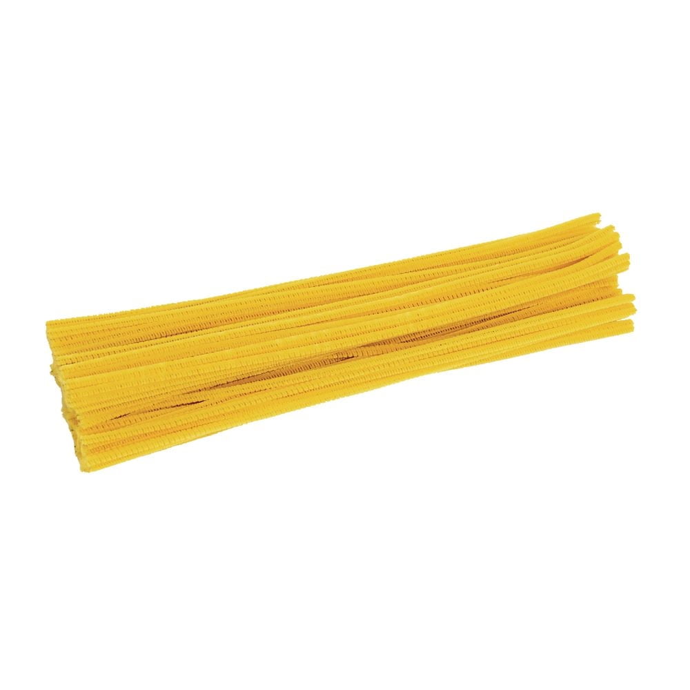 Colorations Pipe Cleaners, Yellow - Pack of 100 - Walmart.com