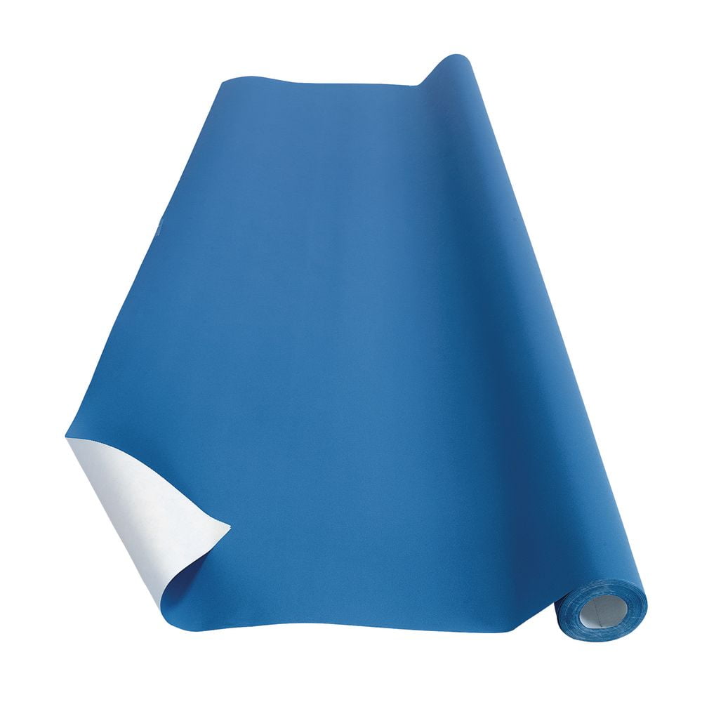 Colorations Prima-Color Fade-Resistant Paper Roll - Blue 47 7/8\" x 50 ...