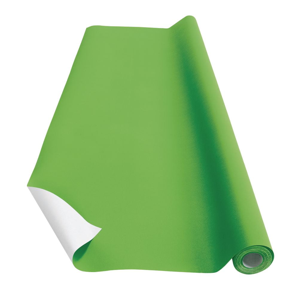 Colorations Prima-Color Fade-Resistant Paper Roll - Lime 47 7/8\" x 50 ...