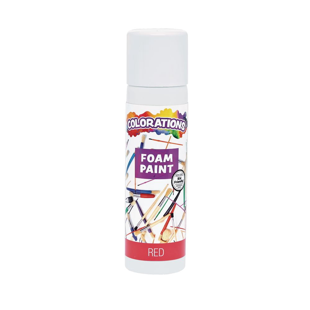 Colorations? Red No-Drip Foam Paint, 8 oz. - Walmart.com