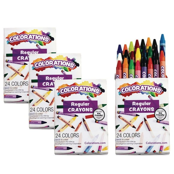 4 Pack Crayons