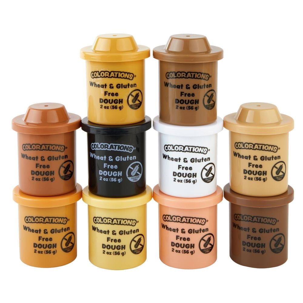 Colorations Wheat & Gluten Free Colors Like Me Dough - 10 Colors, 2 of ...