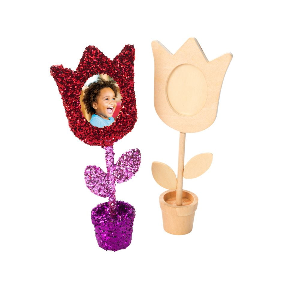 Colorations Wooden Flower Pot Frames - Set of 12 - Walmart.com