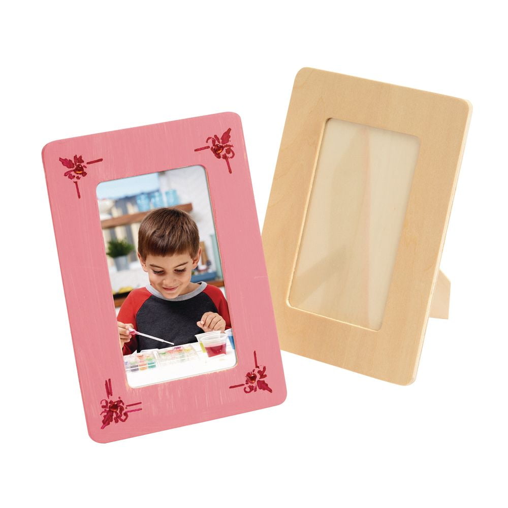 Colorations Wooden Standing Frames - Set of 12 - Walmart.com