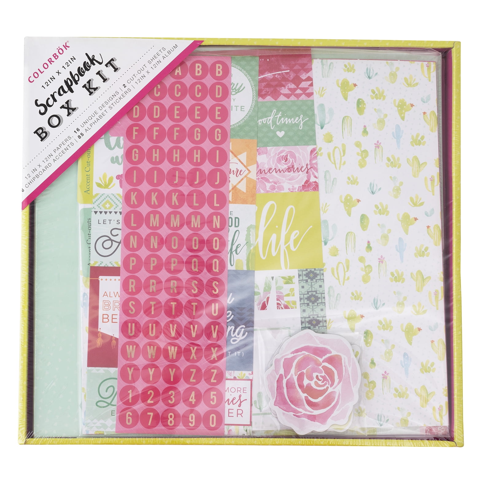 Colorbök Solid Multicolor Southwest Scrapbook Paper Box Kit - Walmart.com