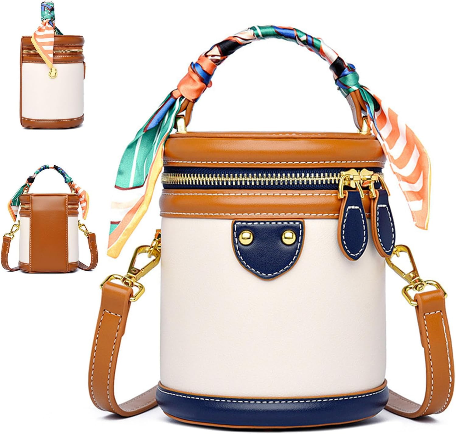 Colorblock Bucket Bag for Women, Bucket Bags for Women, 2025 New Summer ...